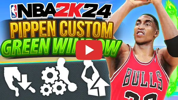 2K24 Scottie Pippen Green Window