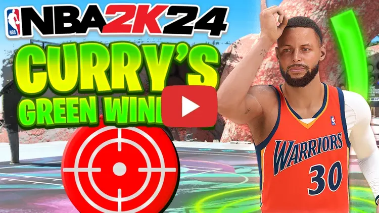 NBA 2K24 Curry Green Window Stats