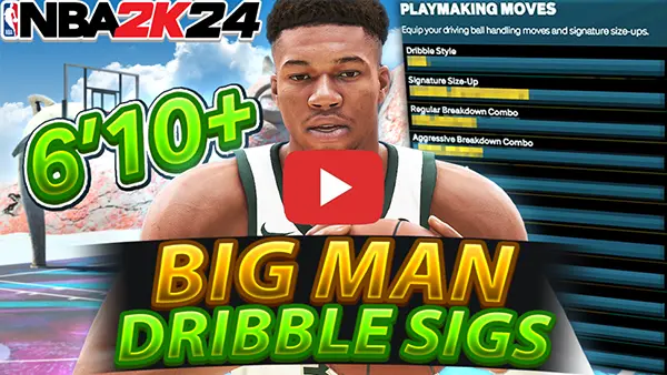 NBA 2K24 Tall Build Dribble Moves